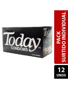 CONDONES TODAY X 12 UNDS PRESENTACION INDIVIDUAL